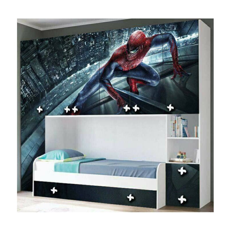 CAMERETTA A PONTE SPIDER MAN – ideemobiliamantea